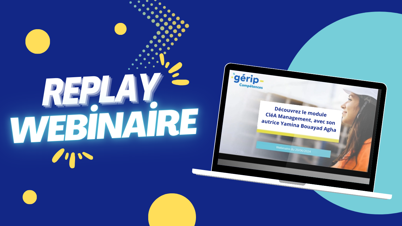 Webinaire | Découvrez notre nouveau module CléA Management | Gérip ...